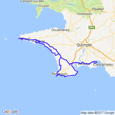 Pointe du raz - Les balades à moto communautaires - Moto-Trip.com