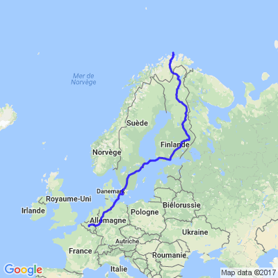 Genval-Nordkapp - Les balades à moto communautaires - Moto-Trip.com