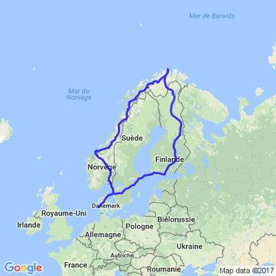 Cap Nord Norvège - Les balades à moto communautaires - Moto-Trip.com