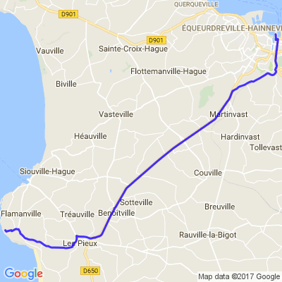 cherbourg flamanville - Les balades à moto communautaires - Moto-Trip.com