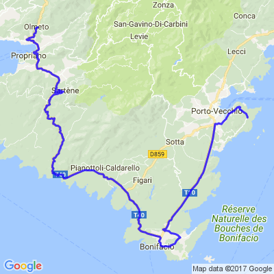 olmeto porto vecchio - Les balades à moto communautaires - Moto-Trip.com