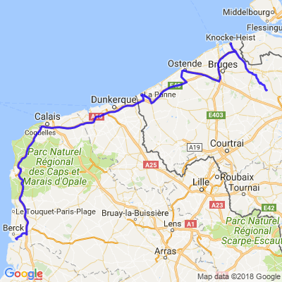 côte belge - Les balades à moto communautaires - Moto-Trip.com