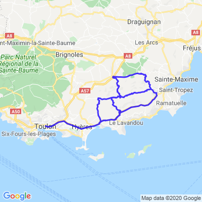 Collobrières - Les balades à moto communautaires - Moto-Trip.com