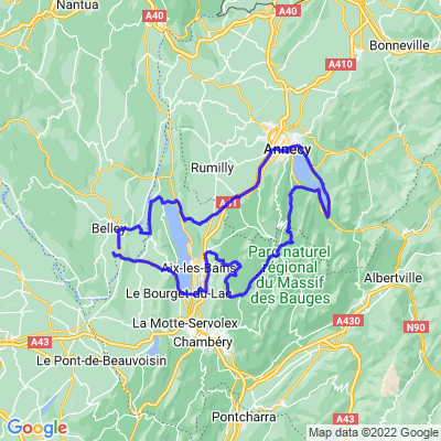 Brens annecy chanaz bis - Les balades à moto communautaires - Moto-Trip.com